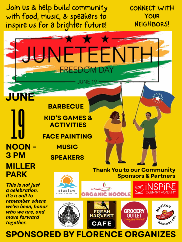 Juneteenth Freedom Day Community Celebration at Miller Park in Florence ...